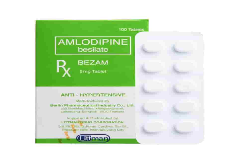 BEZAM Amlodipine Besilate 5mg Tablet 100's price in the Philippines ...